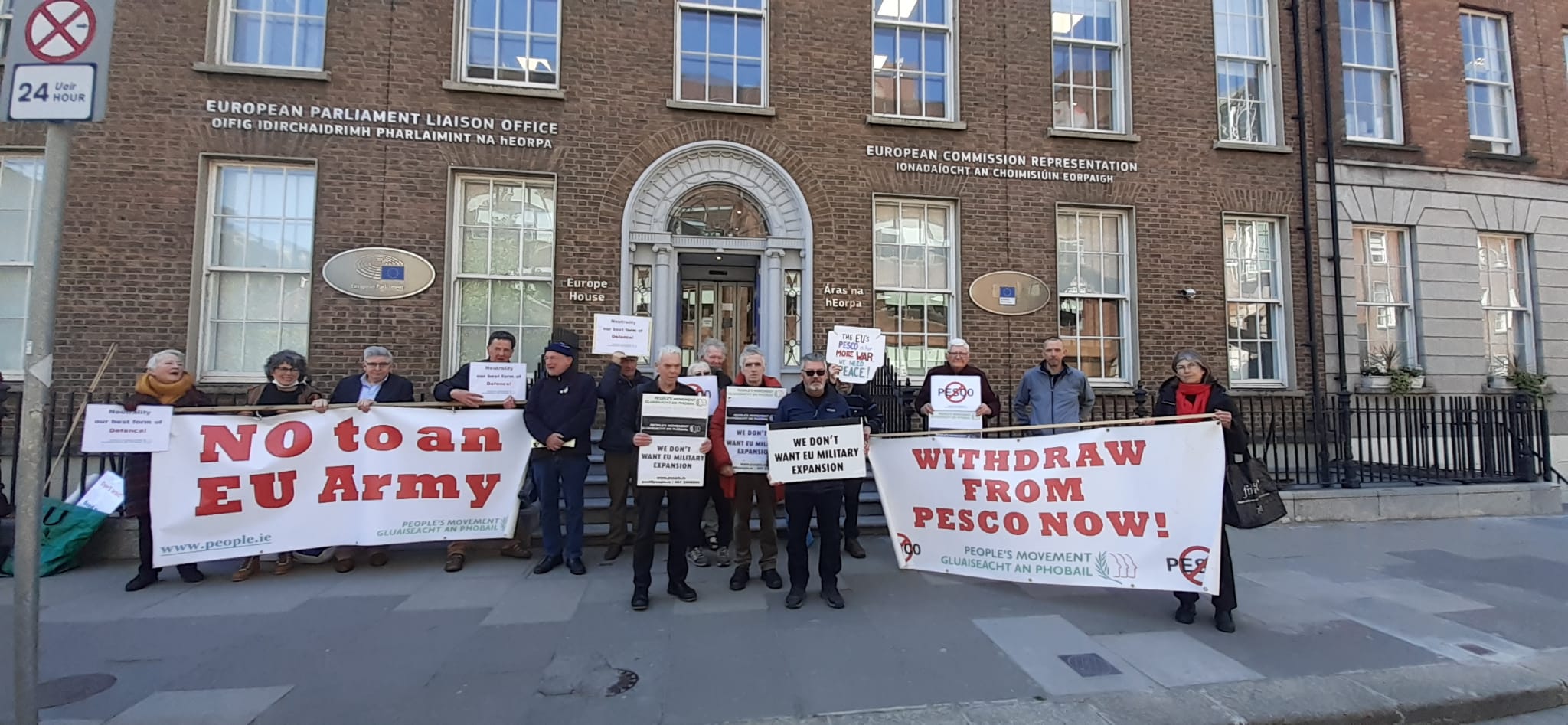 Defend Ireland’s Neutrality – Dublin Protest at EU Offices. – Communist ...