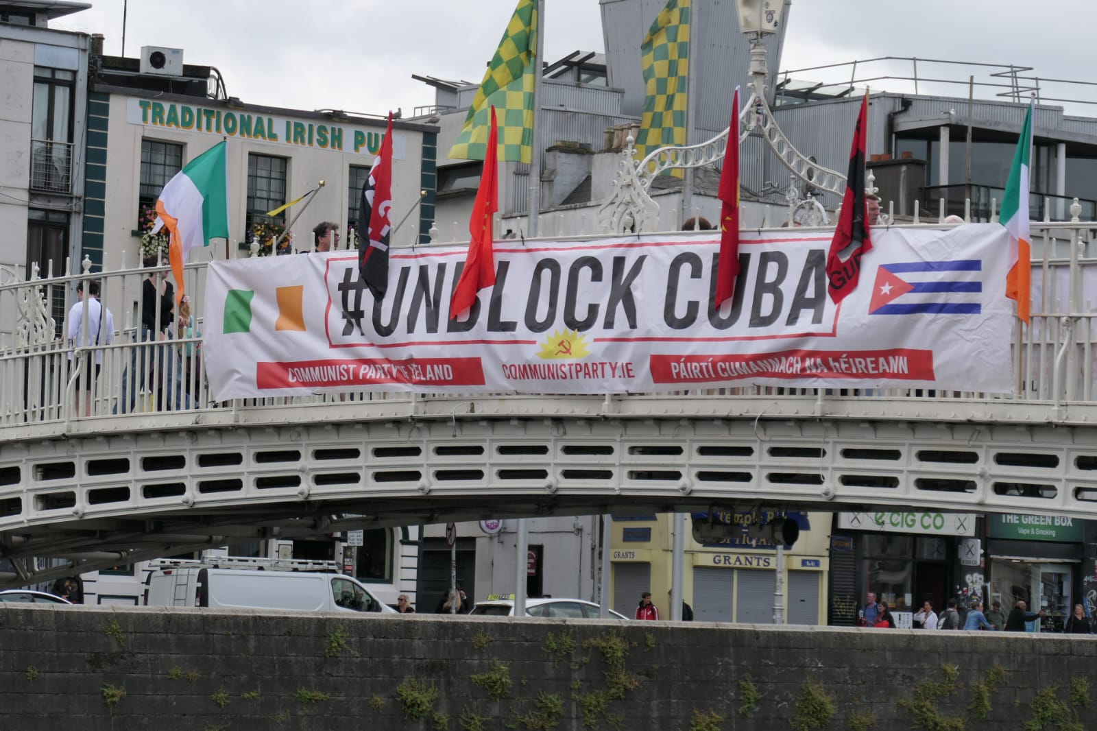 Unblock Cuba Demonstration. End the Blockade. – Communist Party of Ireland